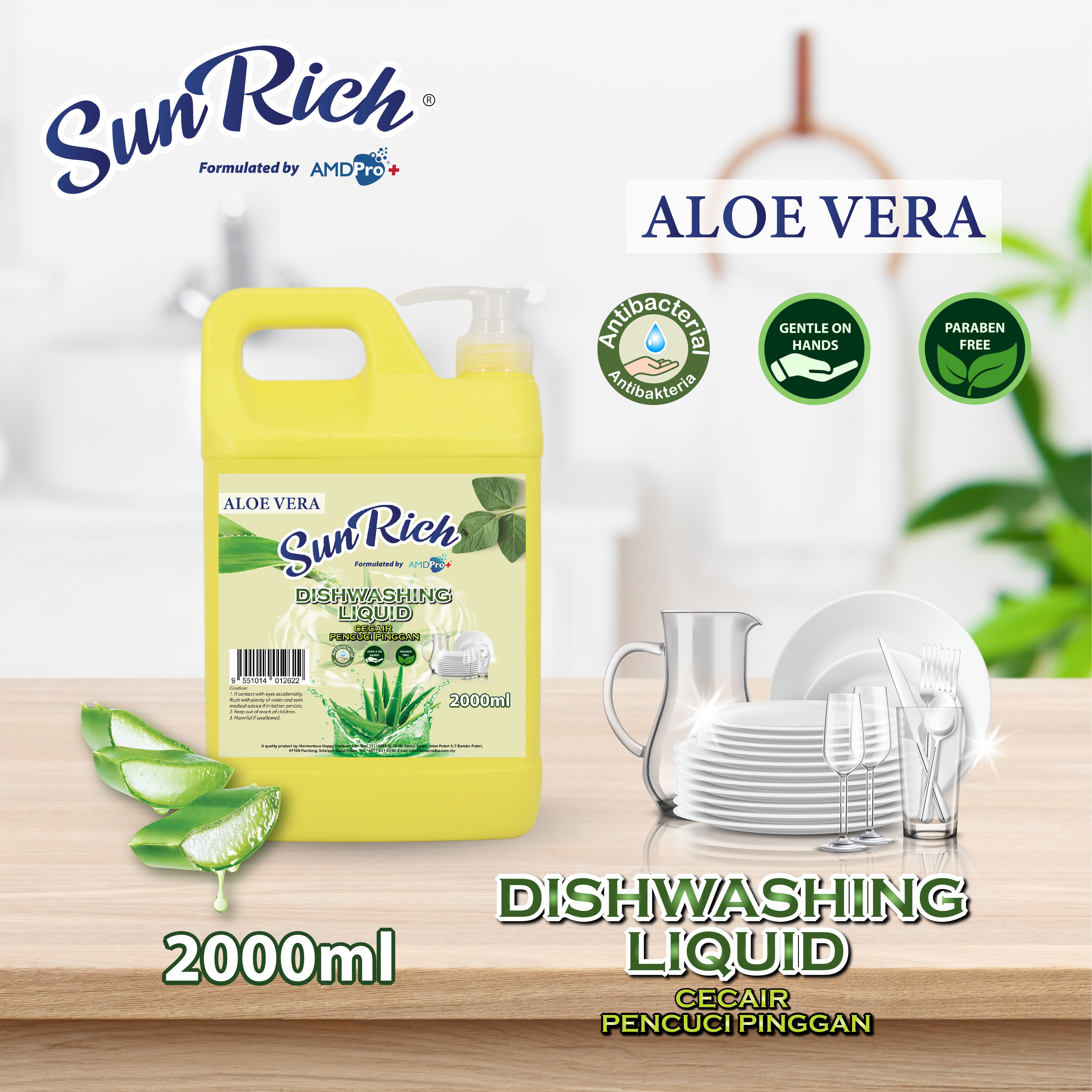 SunRich Dishwashing Liquid with pump (2000ml) – AMDPro+